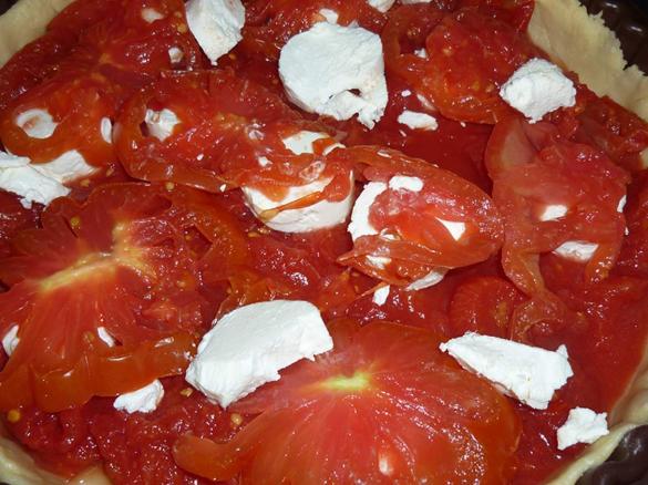 Tarte tomates, chèvre, miel by mel31 on www.espace-recettes.fr