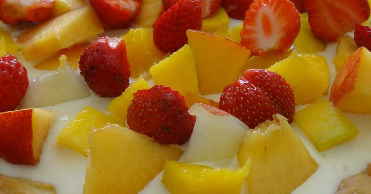 Tarte chocolat blanc et fruits frais par ChantalG49. Une recette de fan ...