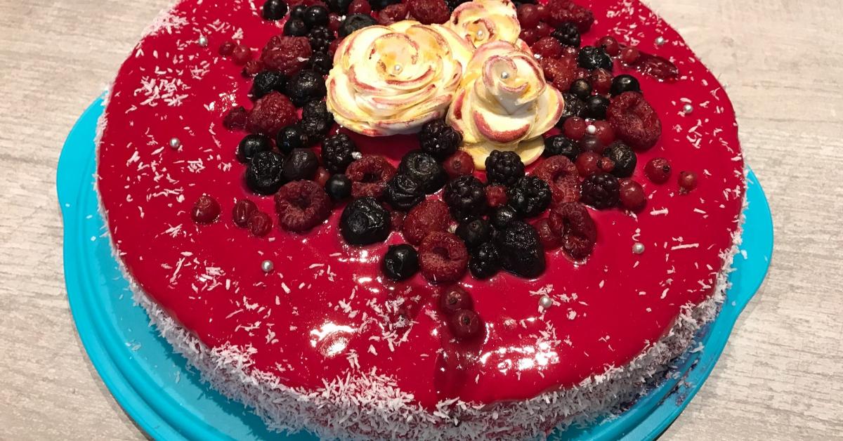 Entremet aux fruits rouges sans gluten par . Une recette de fan à ...